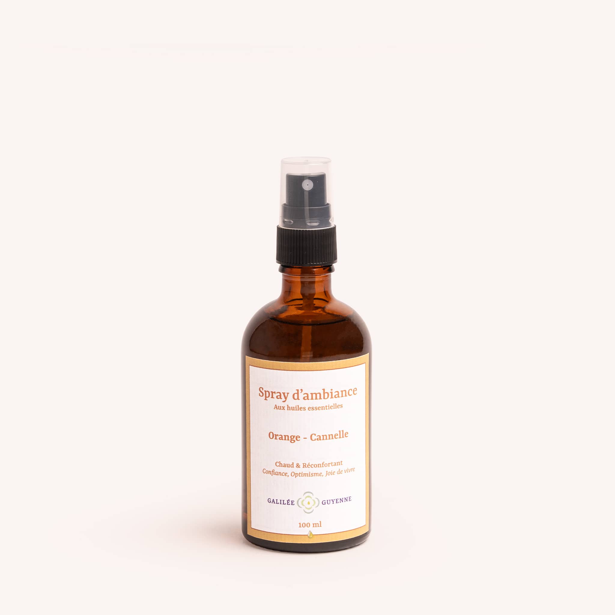 Spray d’ambiance aux huiles essentielles - Orange et Cannelle – Galilée ...